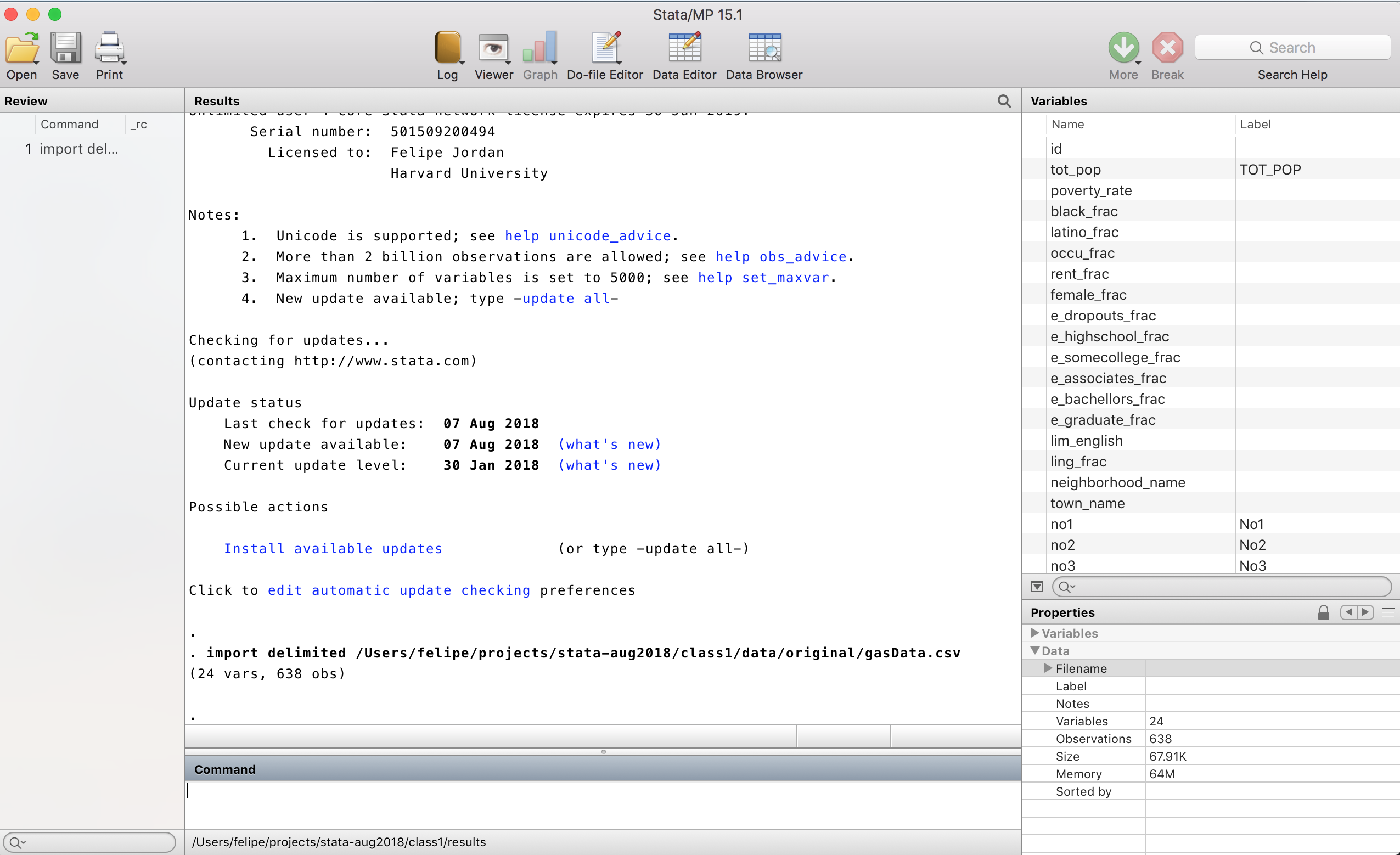 Stata MPA ID Tutorial